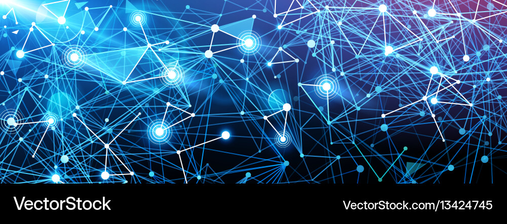 Global digital network Royalty Free Vector Image