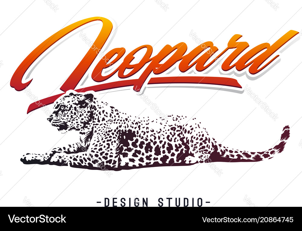 Leopard design Royalty Free Vector Image - VectorStock