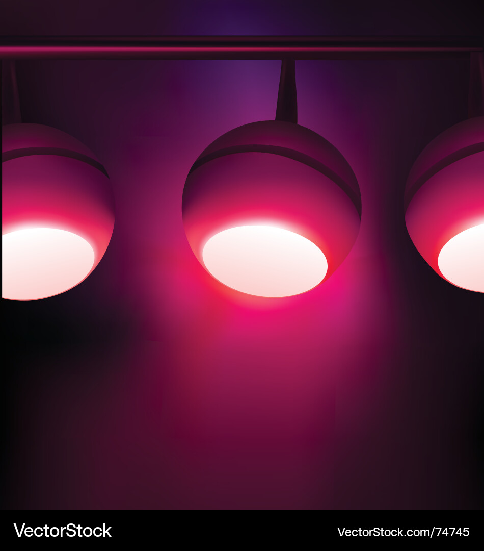 Purple lights Royalty Free Vector Image - VectorStock
