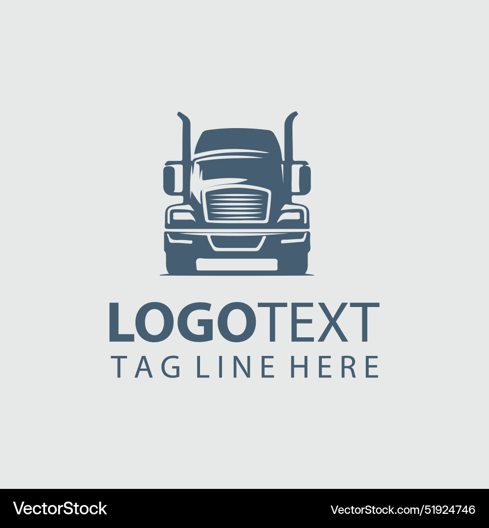 Trucking logo Royalty Free Vector Image - VectorStock