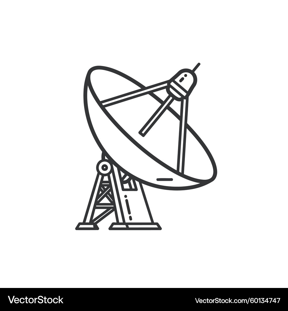satellite dish vector