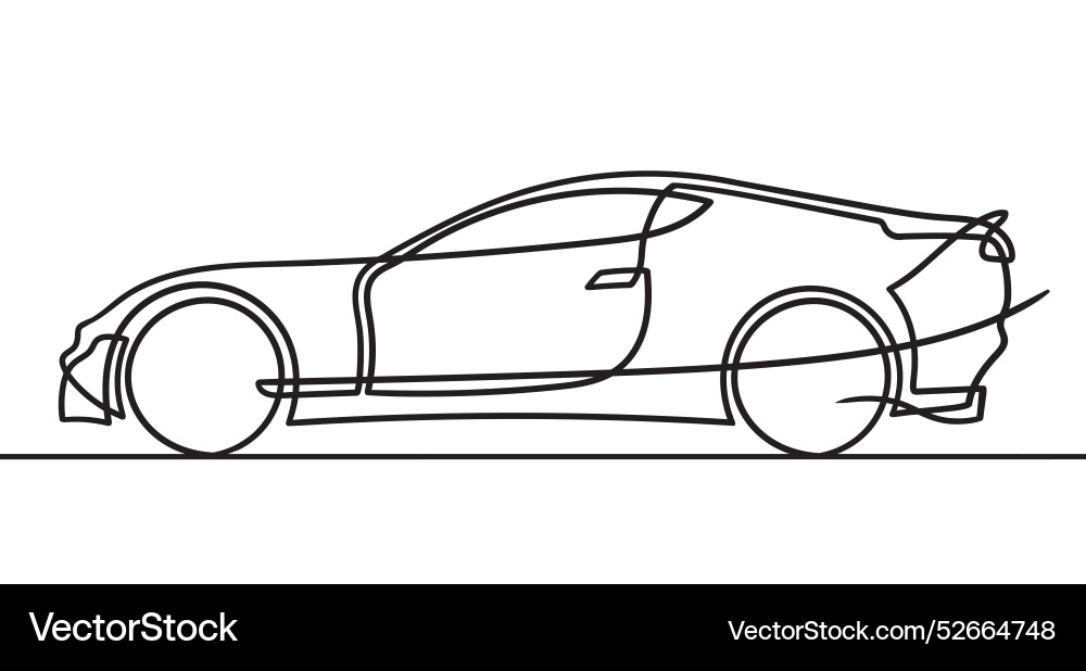 Car isolated on white background Royalty Free Vector Image