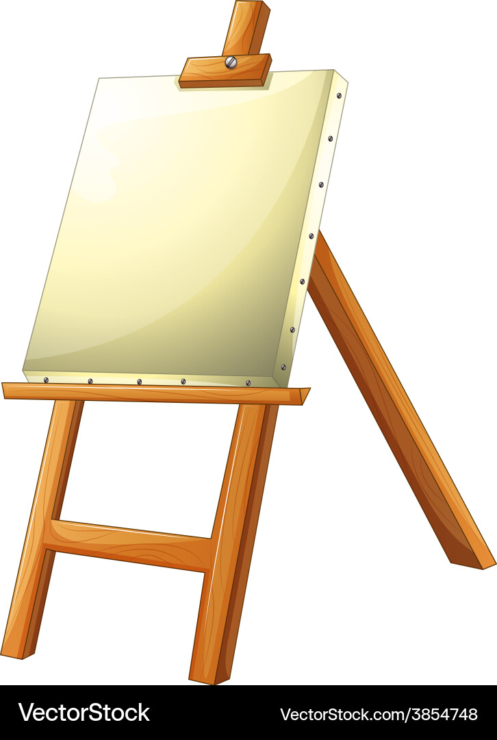 Easel Royalty Free Vector Image - VectorStock
