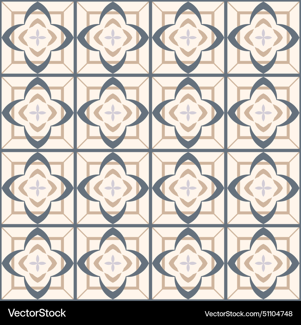 Seamless ornamental geometric pattern Royalty Free Vector
