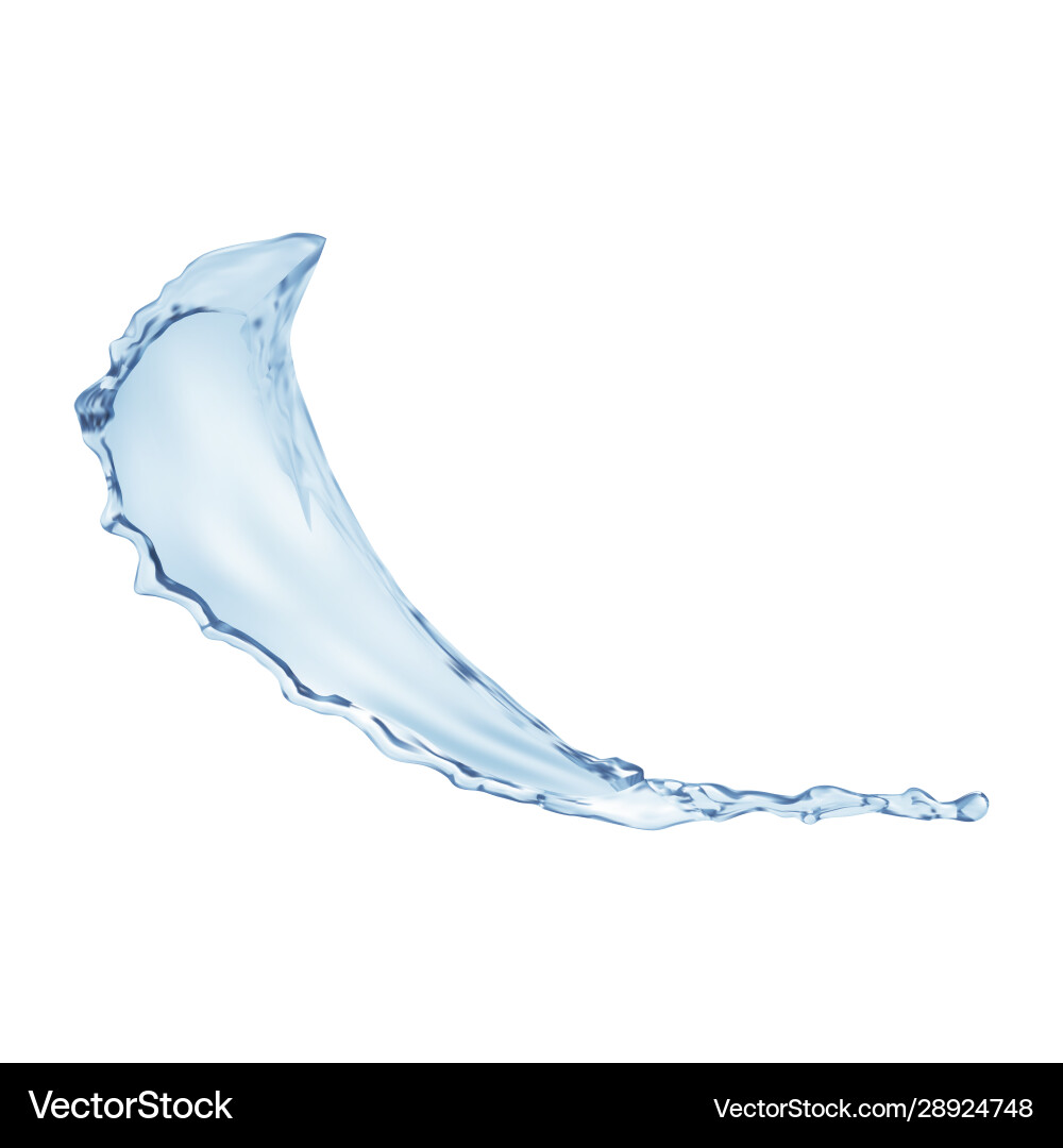 Water splashing Royalty Free Vector Image - VectorStock