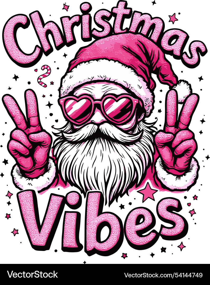 Christmas vibes Royalty Free Vector Image - VectorStock