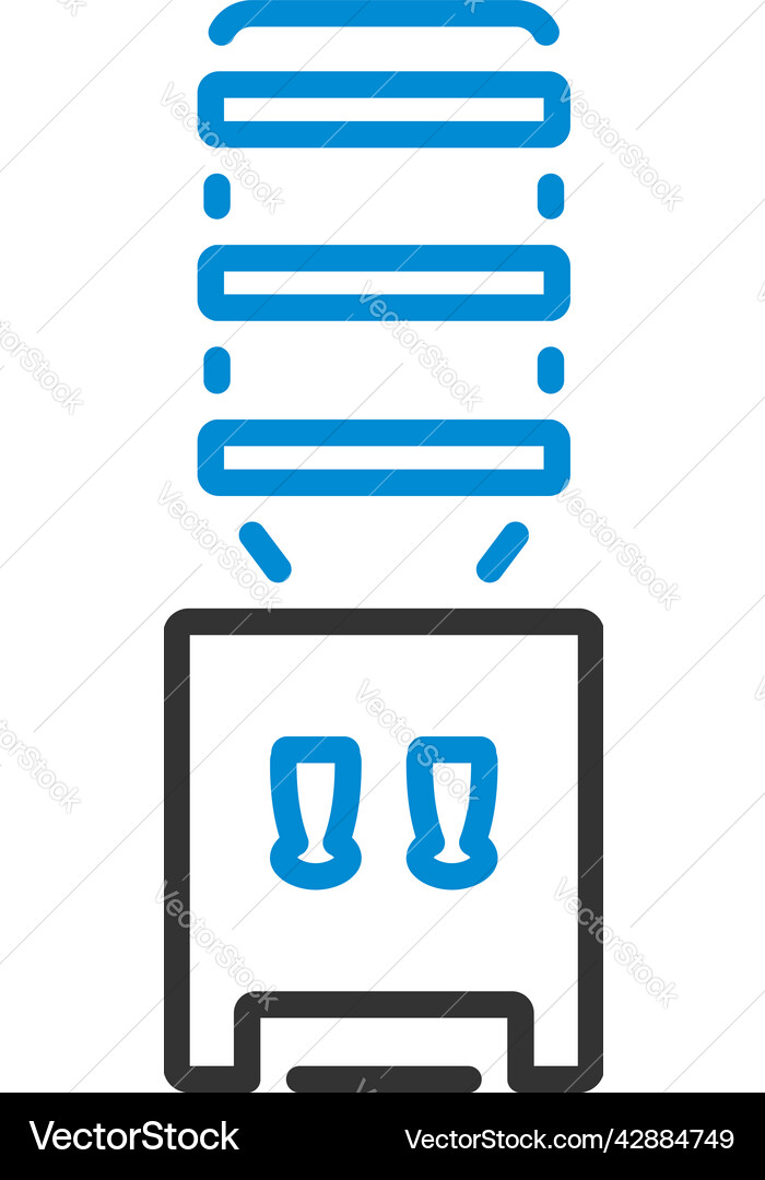 Office water cooler icon Royalty Free Vector Image