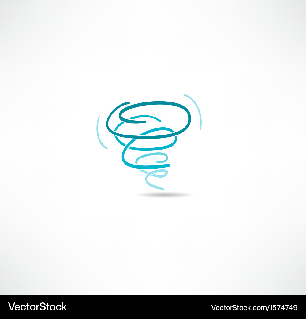 Storm Cyclone Icon Royalty Free Vector Image - VectorStock