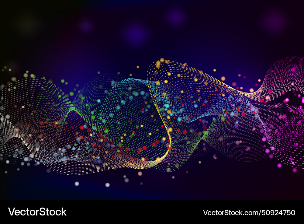 Abstract geometric background dynamic rays Vector Image