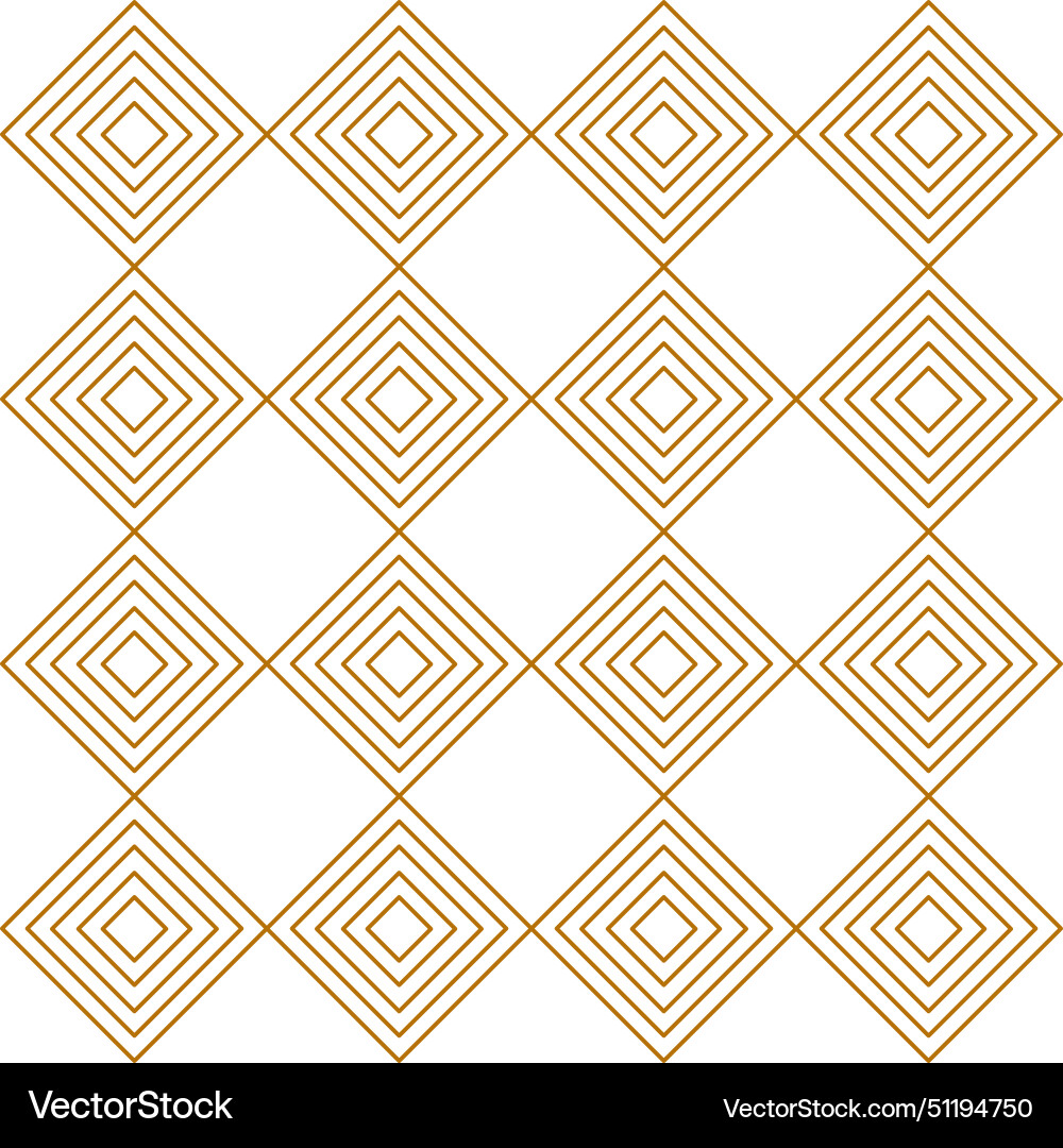 Luxury brown geometric blocks pattern Royalty Free Vector