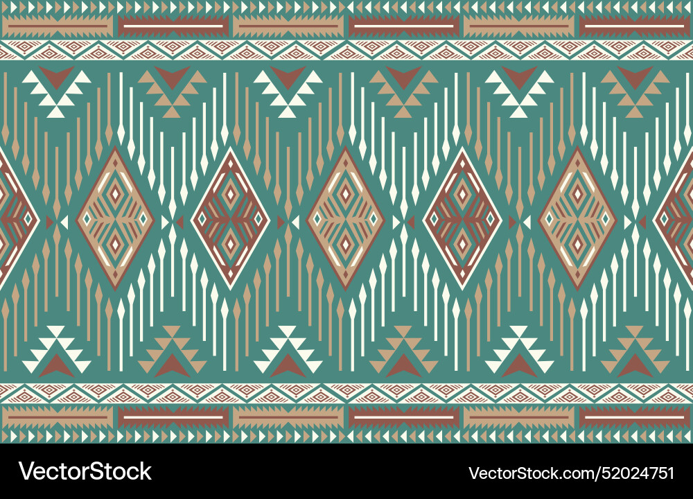 Abstract ethnic tribal native pattern wallpaper Vector Image
