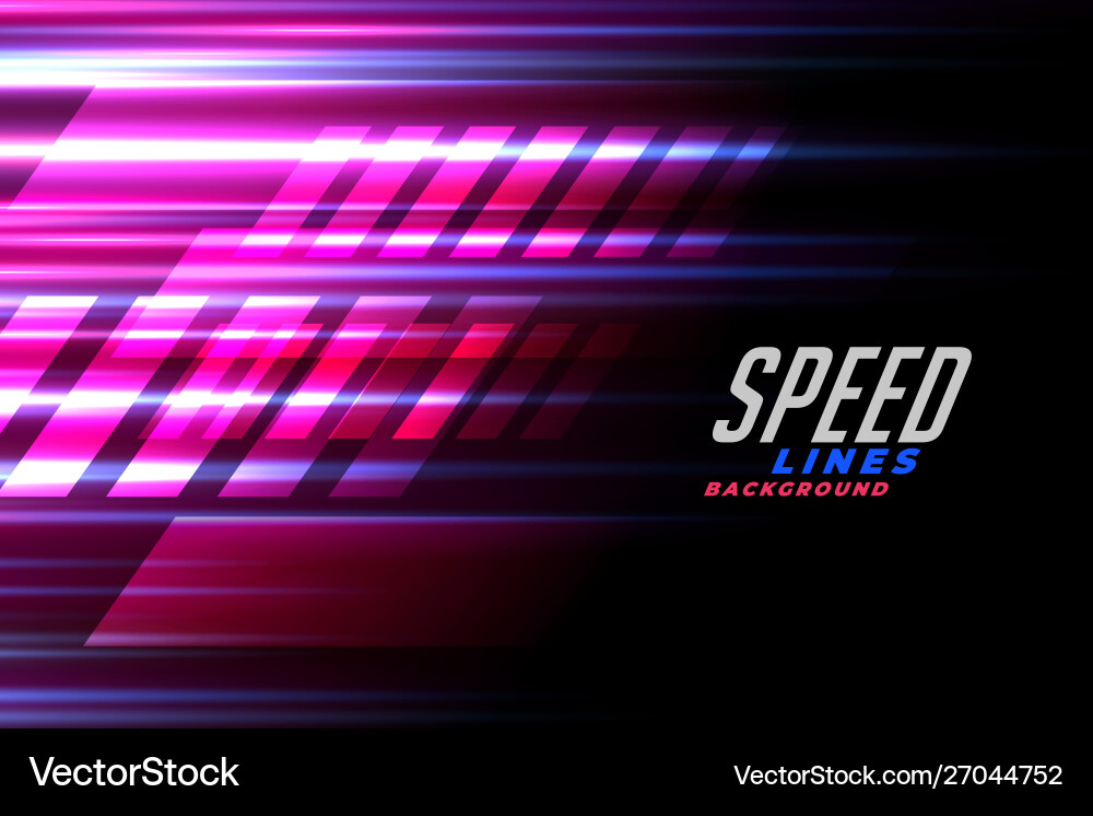Speed lines racing background for car or motor Vector Image