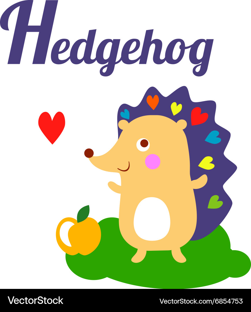 Hedgehog Royalty Free Vector Image - VectorStock