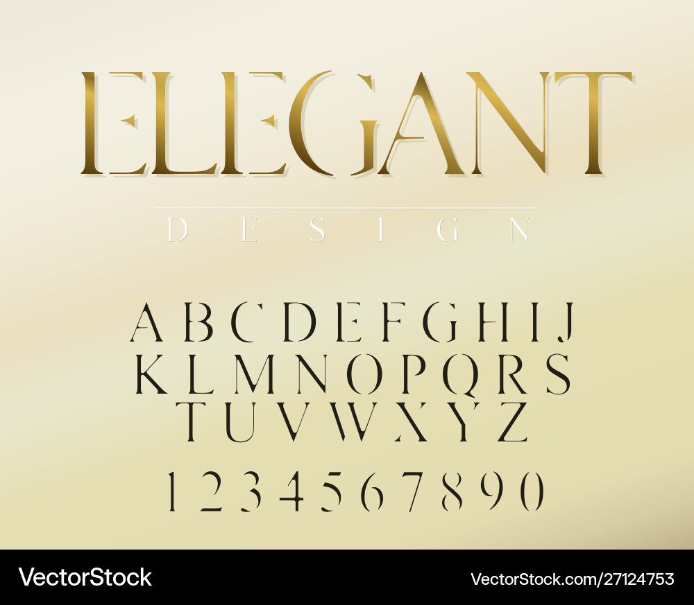 Elegant Alphabet