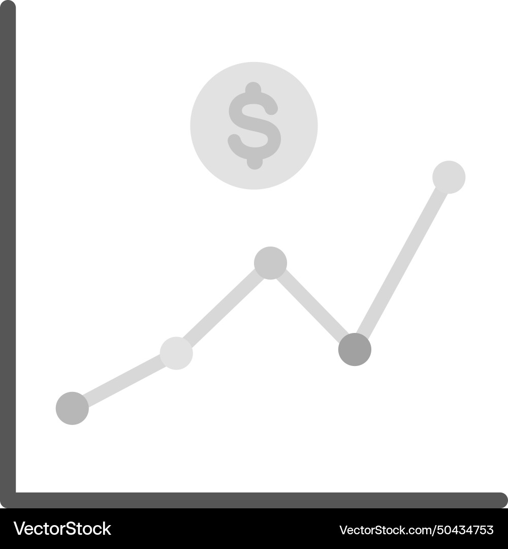 Rise icon image Royalty Free Vector Image - VectorStock