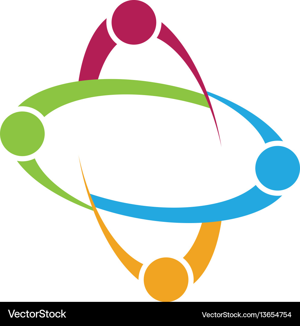 Community care logo Royalty Free Vector Image - VectorStock