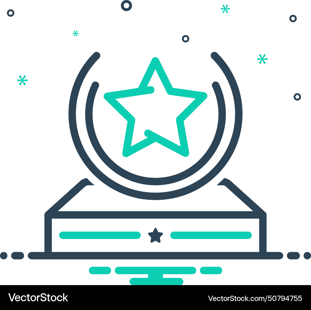 Achievement award Royalty Free Vector Image - VectorStock