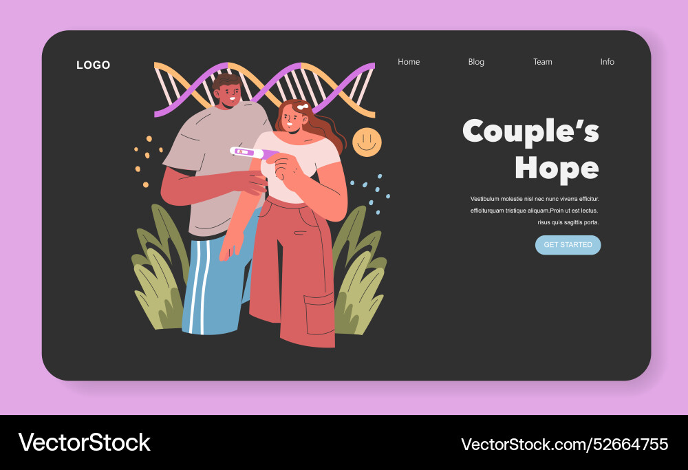 Test tube babies flat Royalty Free Vector Image