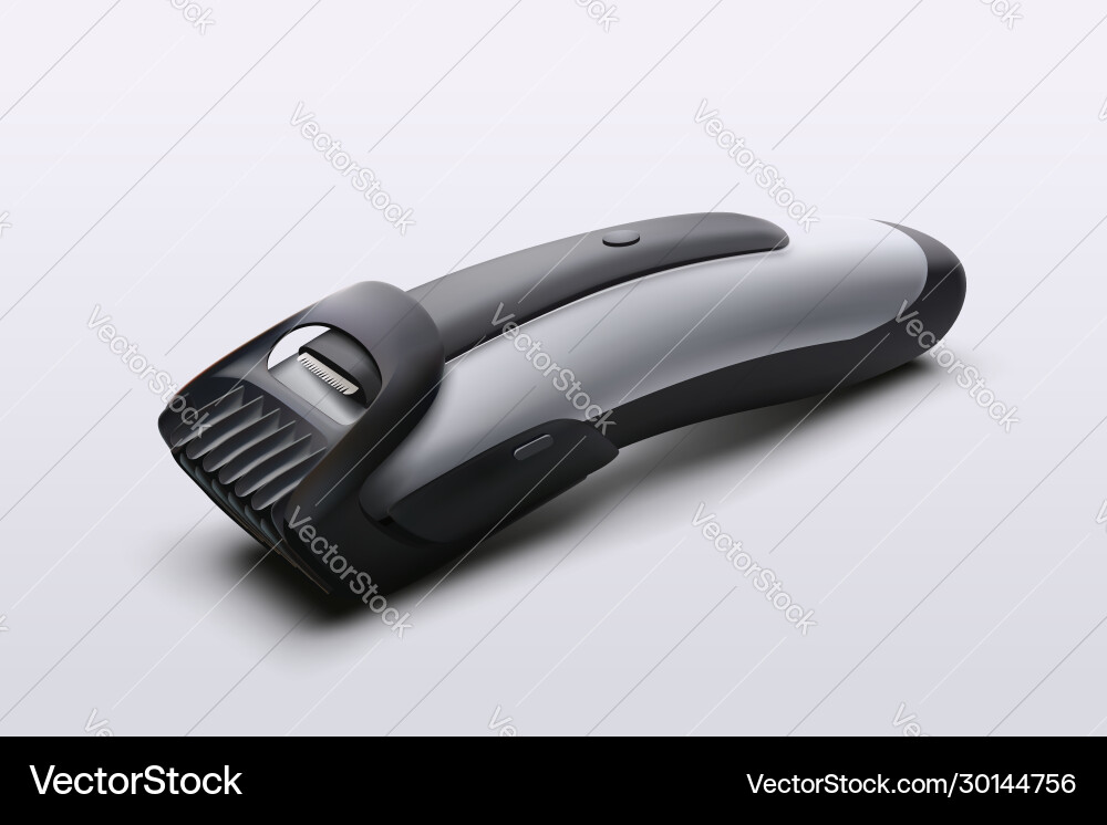 Realistic shaver lying Royalty Free Vector Image