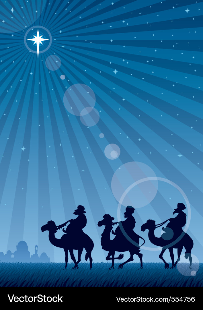 Star of bethlehem Royalty Free Vector Image - VectorStock