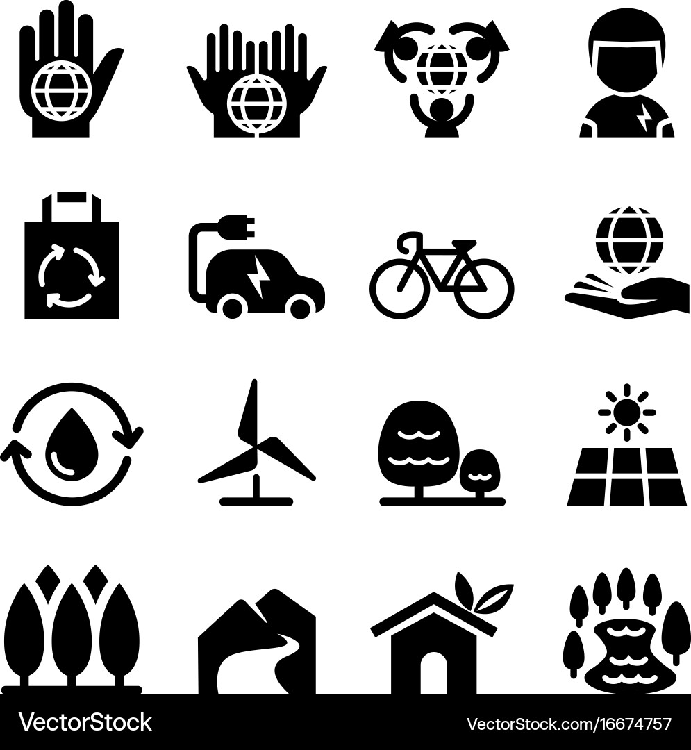 Conservation icon Royalty Free Vector Image - VectorStock