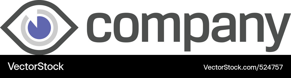 Eye diagnostic and vision logo Royalty Free Vector Image