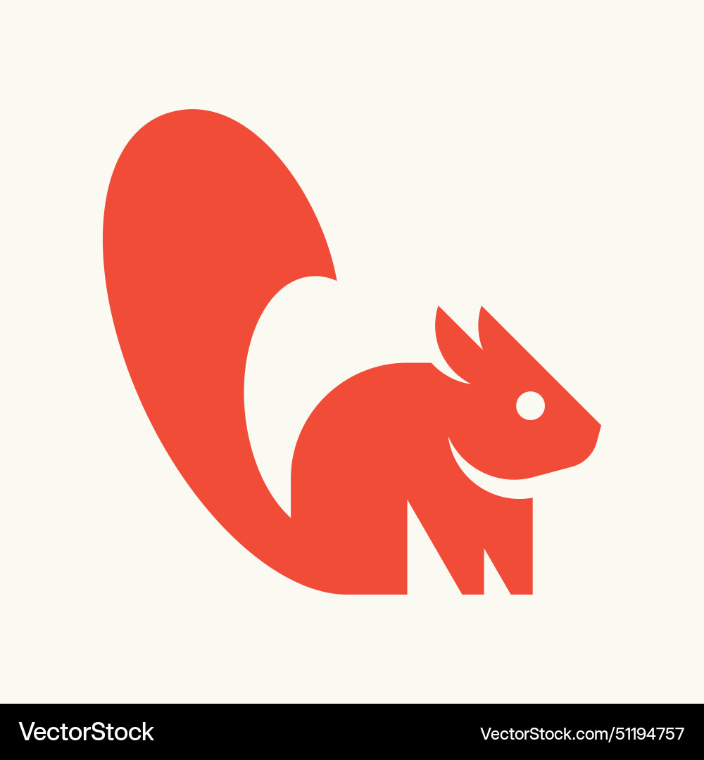 Squirrel logo Royalty Free Vector Image - VectorStock