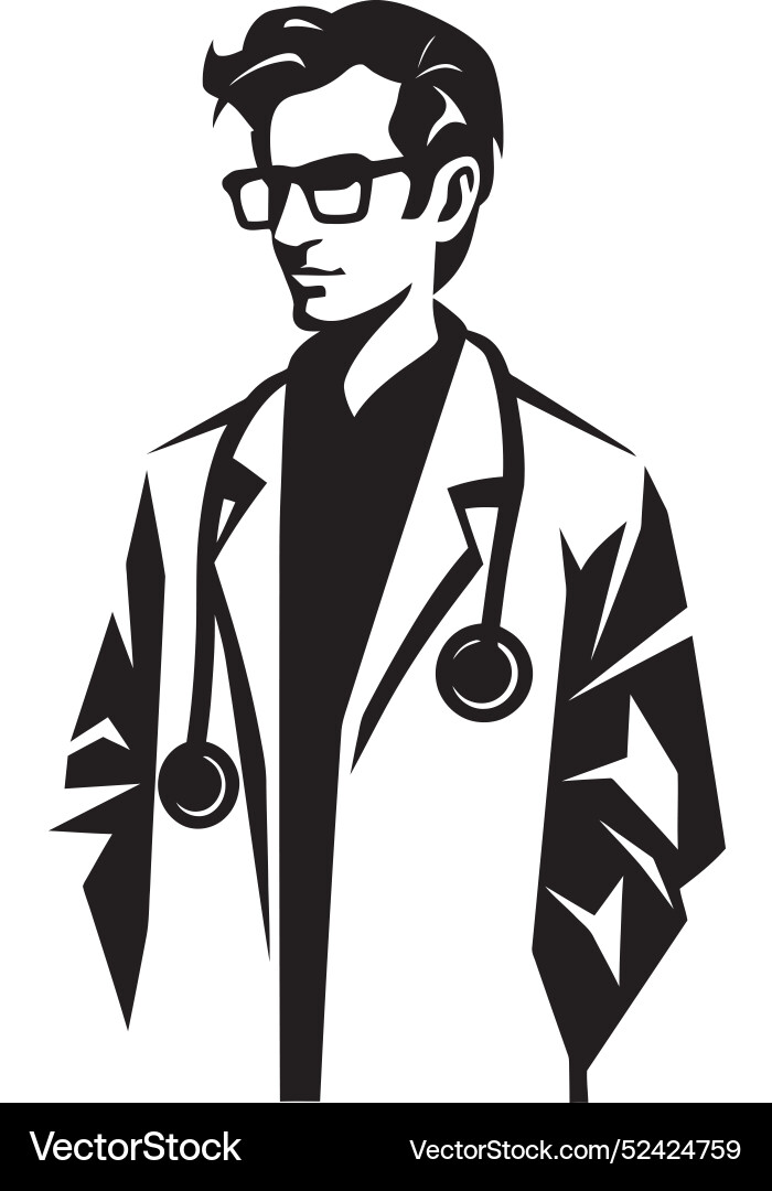 Artistic approach to doctors perspectivesdoctors Vector Image