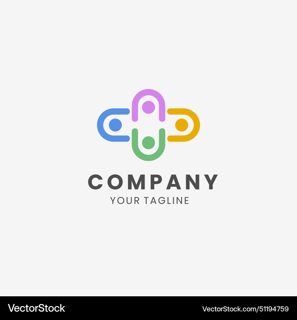 Logo template design Royalty Free Vector Image