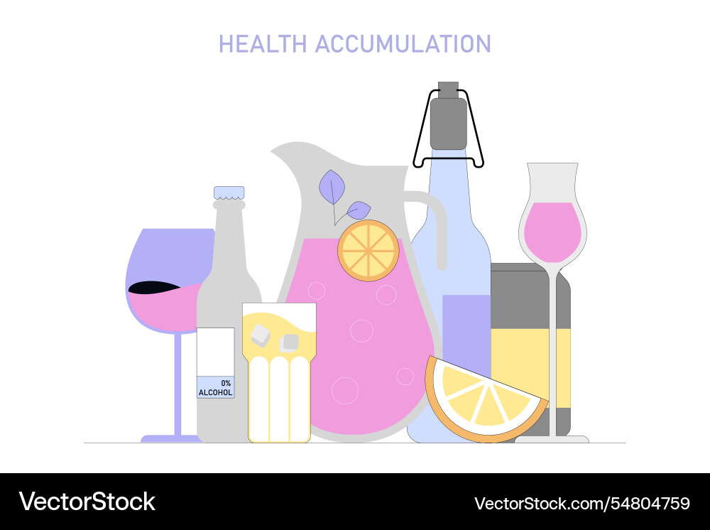 Vibrant beverages that perfectly Royalty Free Vector Image