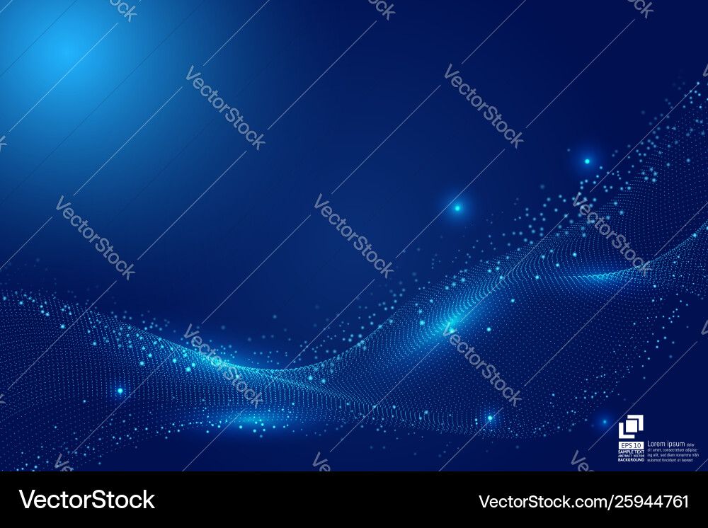 Blue Technology Wave Vector Images (over 100,000)