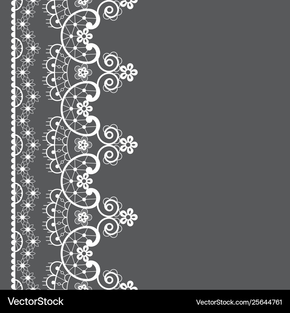 Lace seamless pattern retro wedding Royalty Free Vector