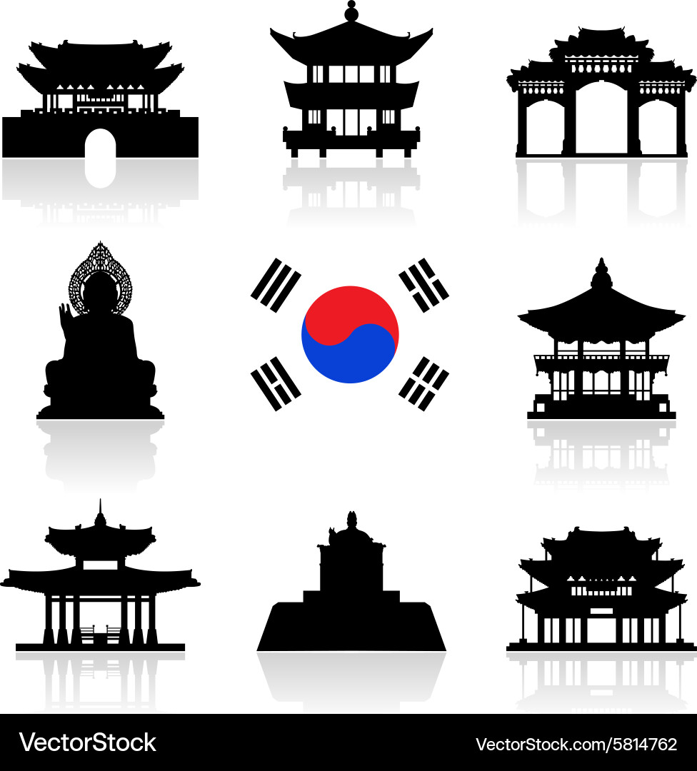 Korea icon Royalty Free Vector Image - VectorStock