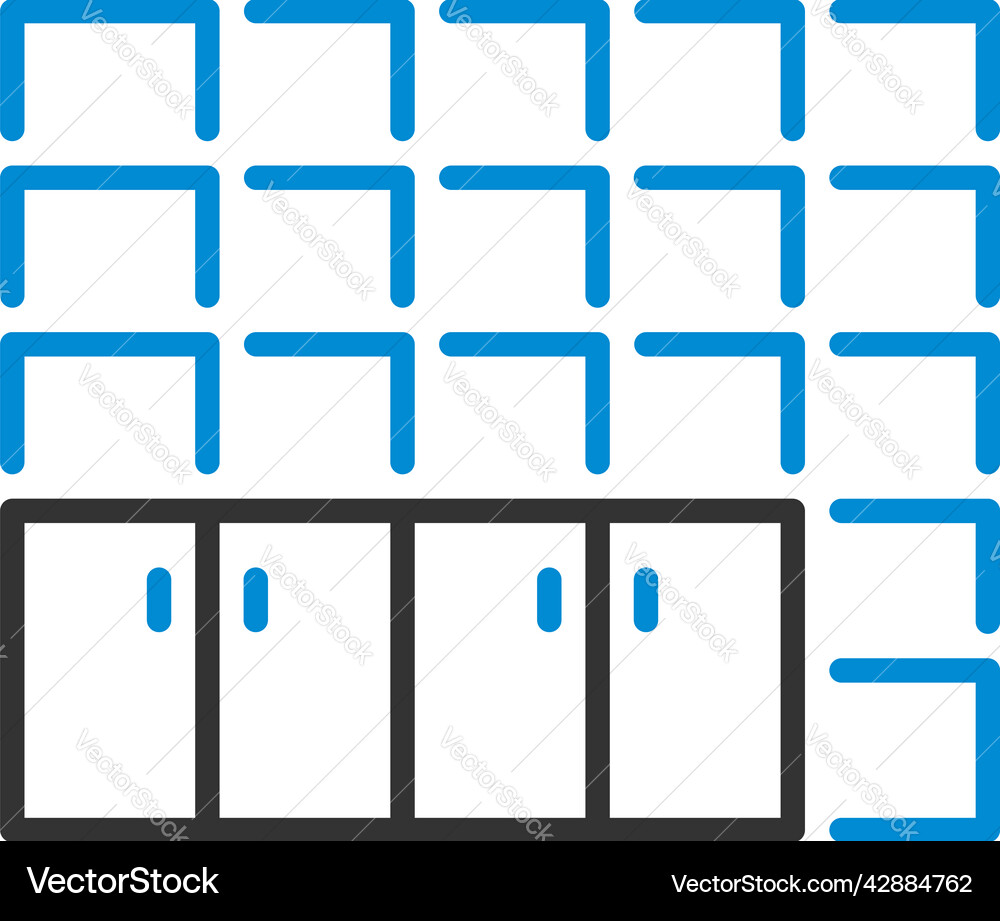 Office cabinet icon Royalty Free Vector Image - VectorStock