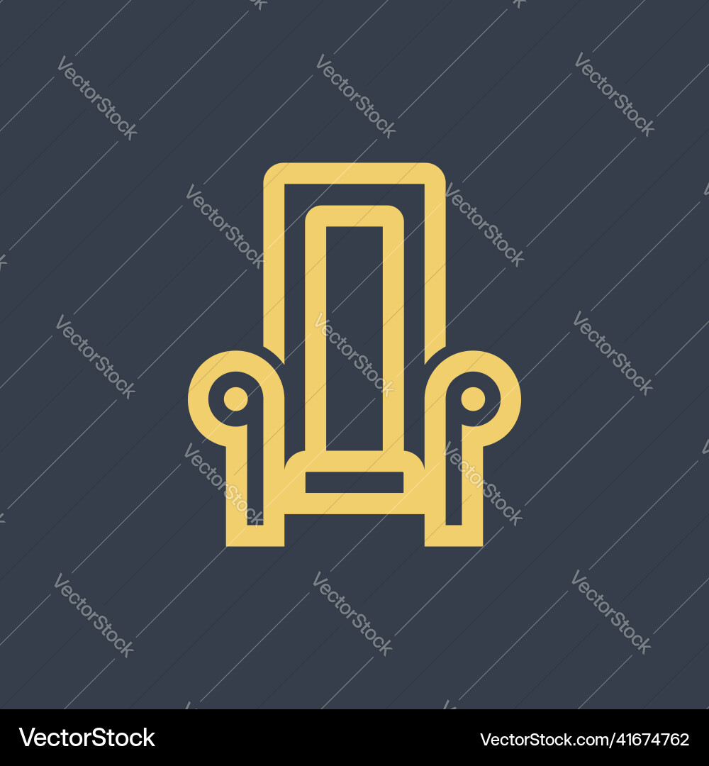 Throne of the king Royalty Free Vector Image - VectorStock