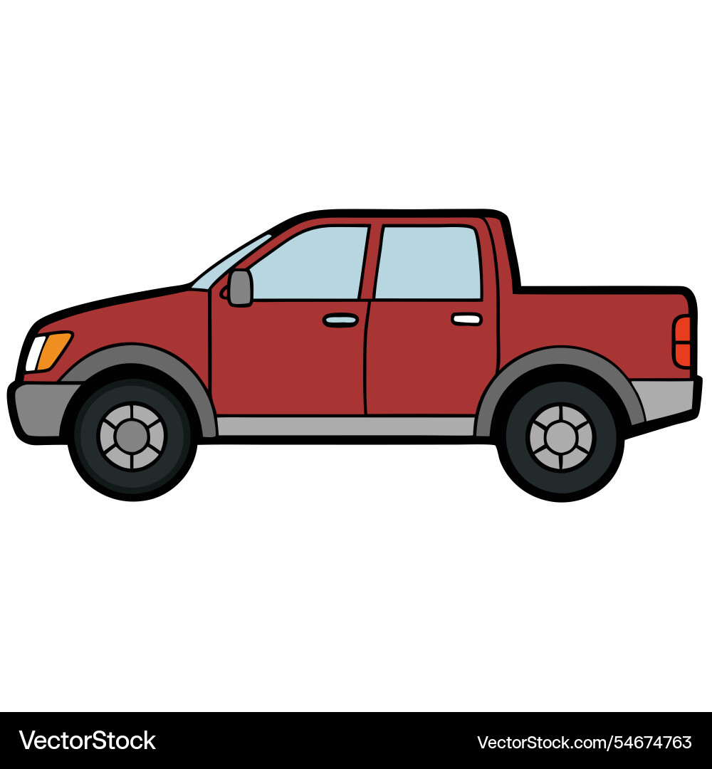 Nissan car flat design Royalty Free Vector Image