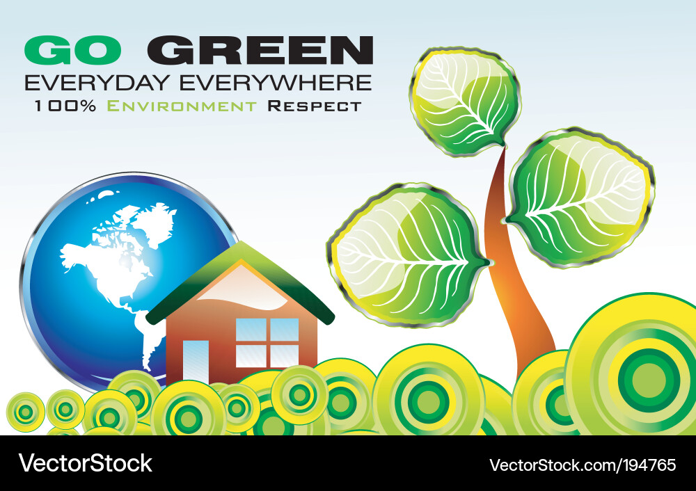 Environment card Royalty Free Vector Image - VectorStock