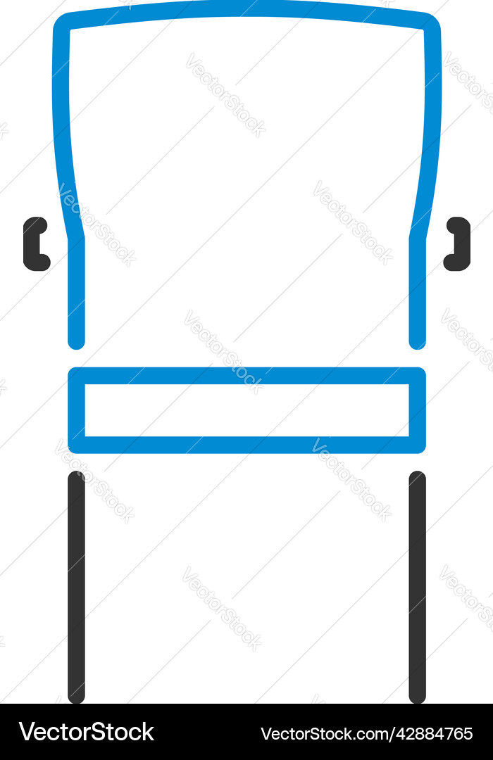 Guest office chair icon Royalty Free Vector Image