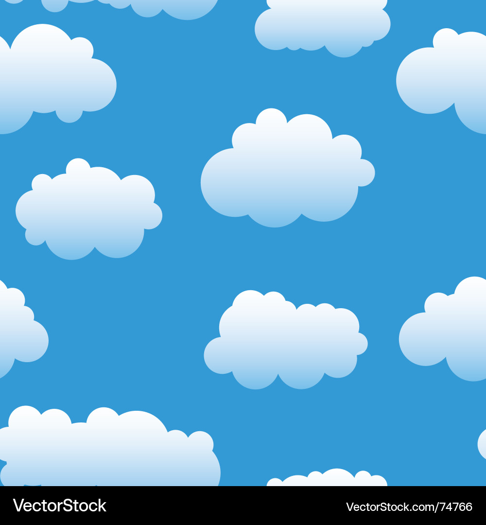 Abstract clouds background Royalty Free Vector Image