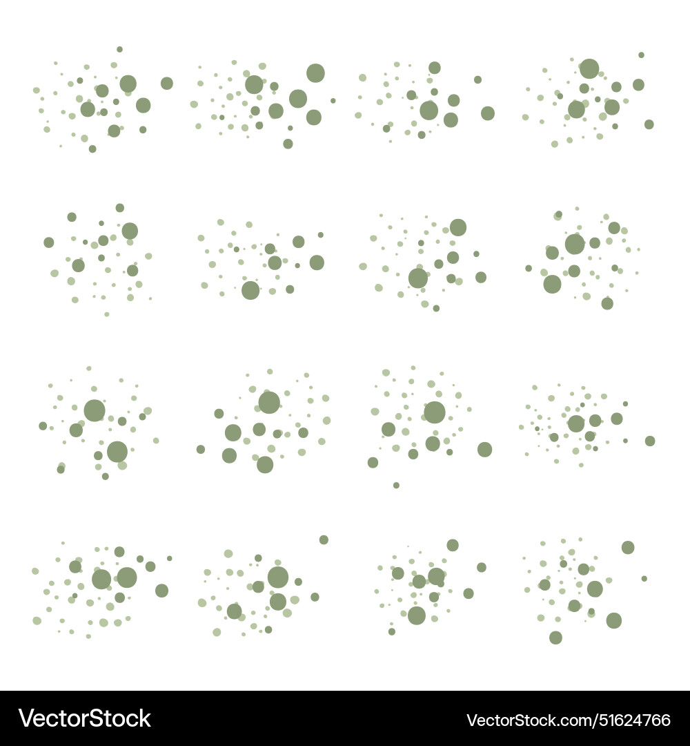 Abstract ink splash grunge shape isolated Vector Image