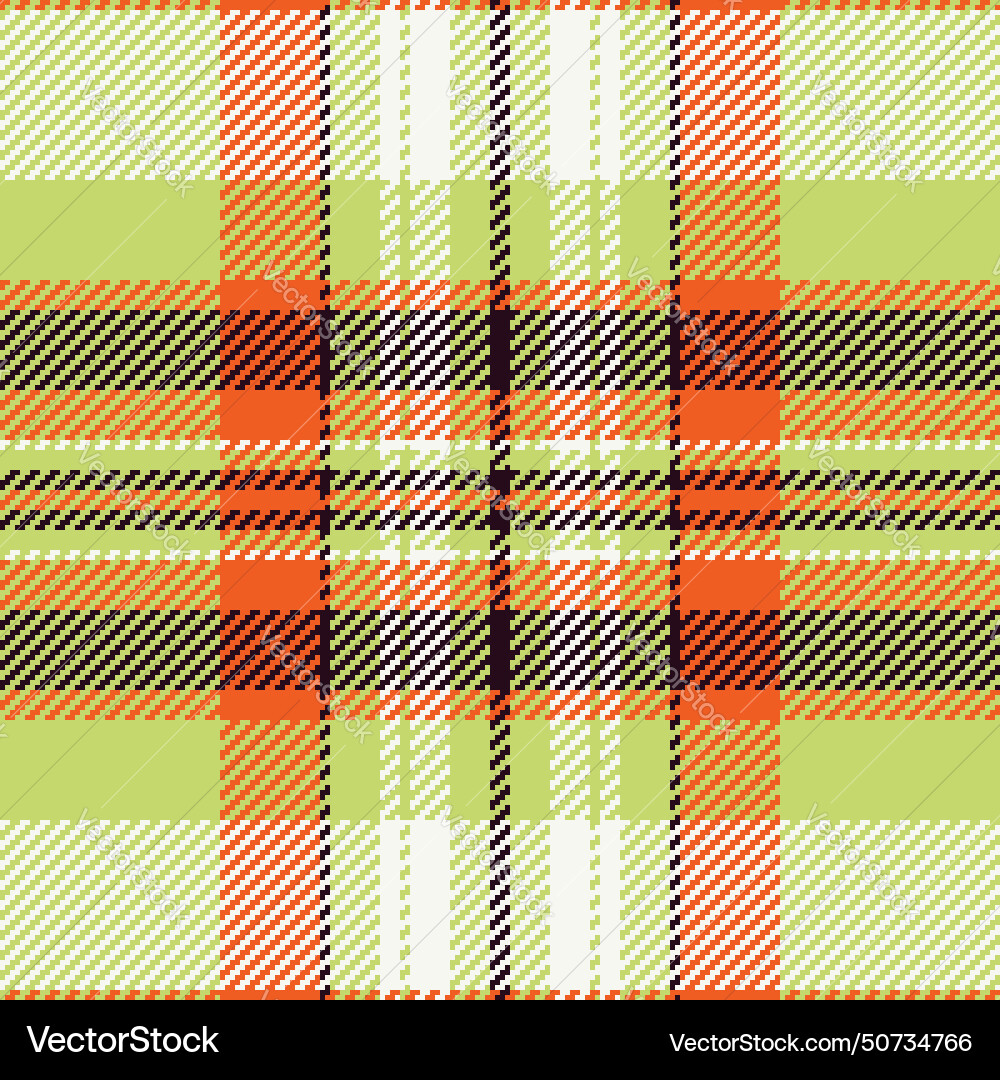 Check textile seamless of plaid fabric background Vector Image