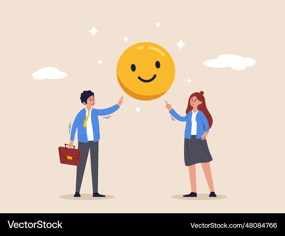 Employee Motivation and Happiness Royalty Free Vector Image
