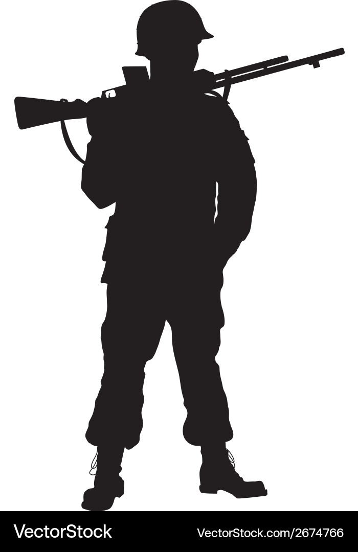 Ww2 soldier warriors theme Royalty Free Vector Image