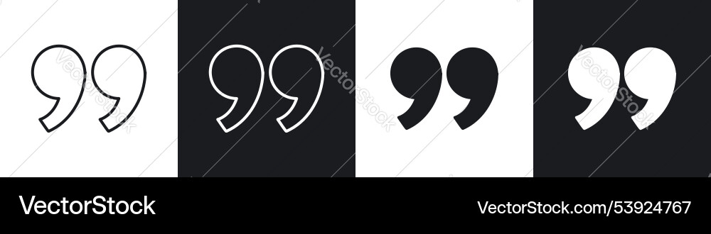 Quote right icon Royalty Free Vector Image - VectorStock