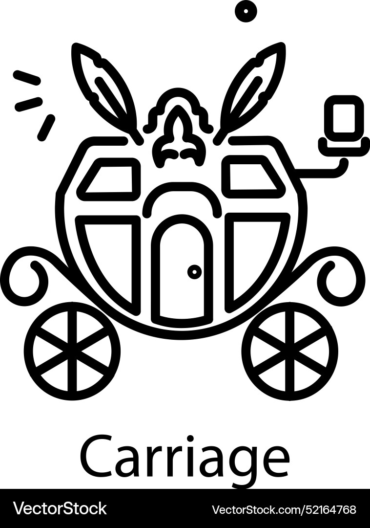 Carriage Royalty Free Vector Image - VectorStock