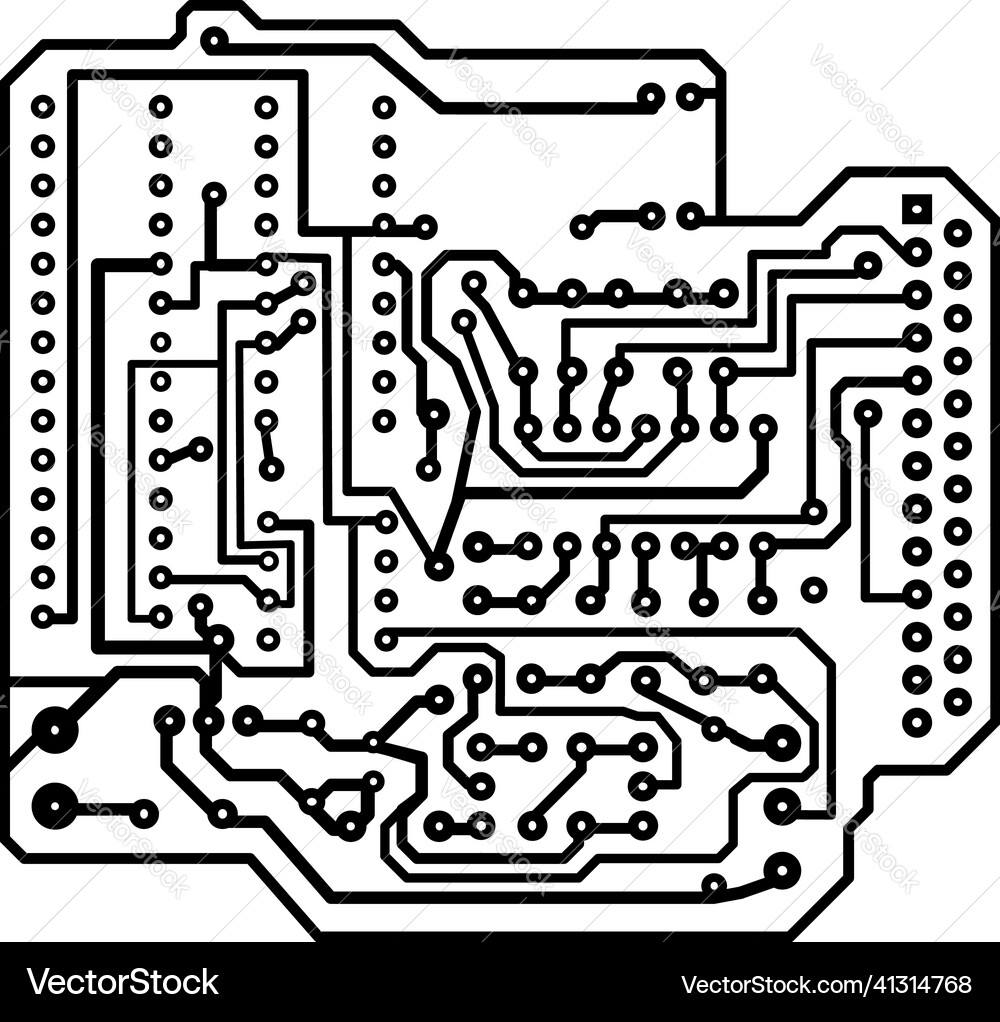 Electric scheme Royalty Free Vector Image - VectorStock