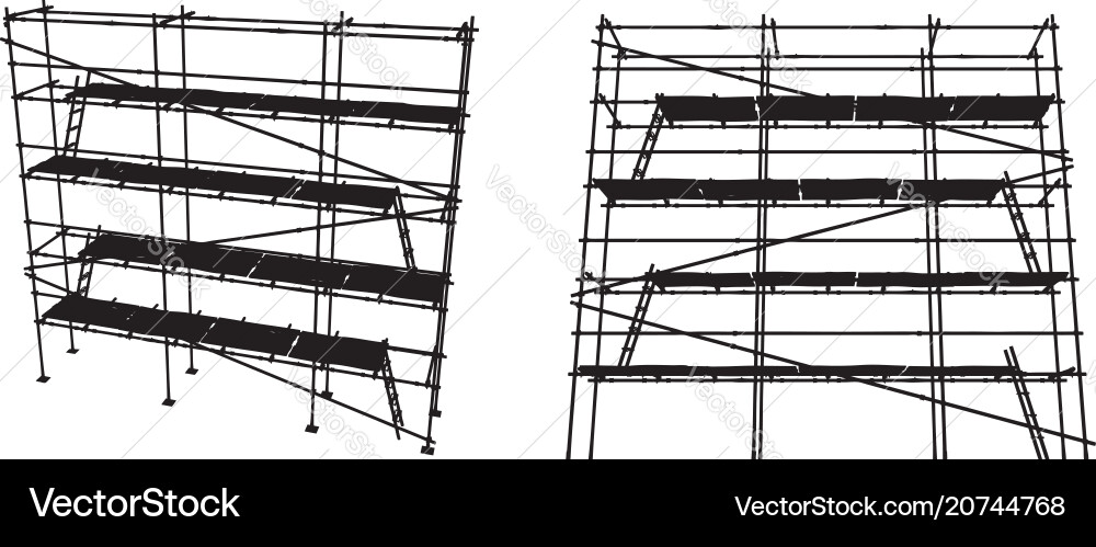 Scaffolding Royalty Free Vector Image - VectorStock