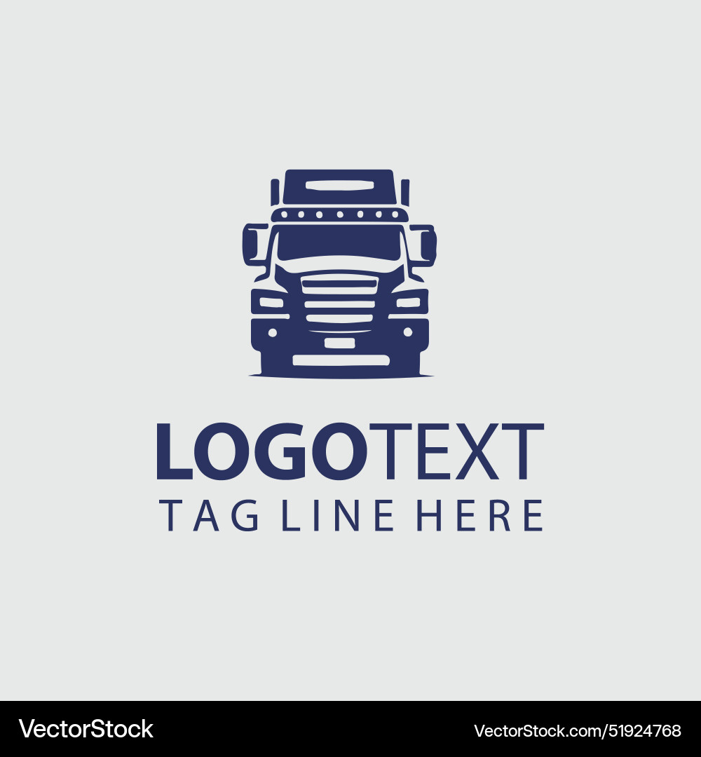 Trucking logo Royalty Free Vector Image - VectorStock