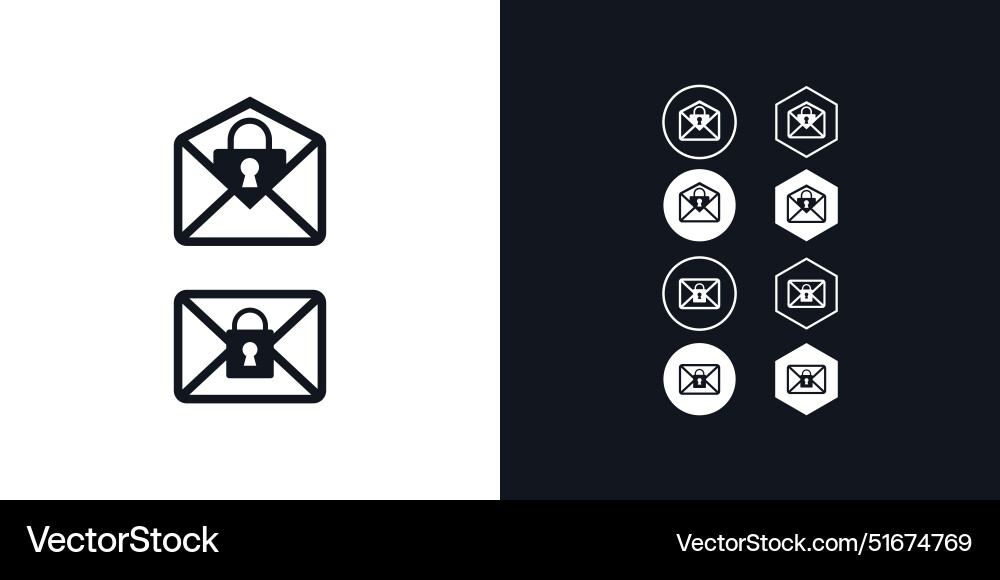 54 key mail logo Royalty Free Vector Image - VectorStock