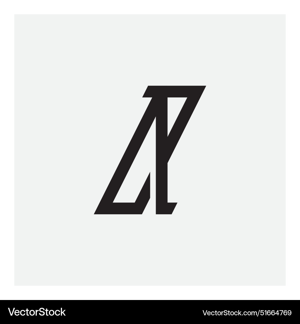 A and p - initials or logo ap monogram Royalty Free Vector